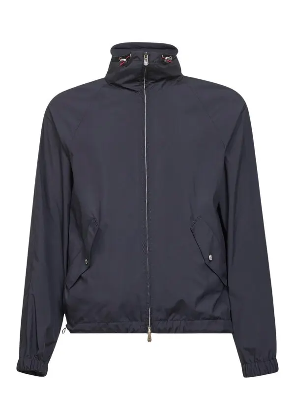 Brunello Cucinelli Zip-up Hooded Jacket - Black