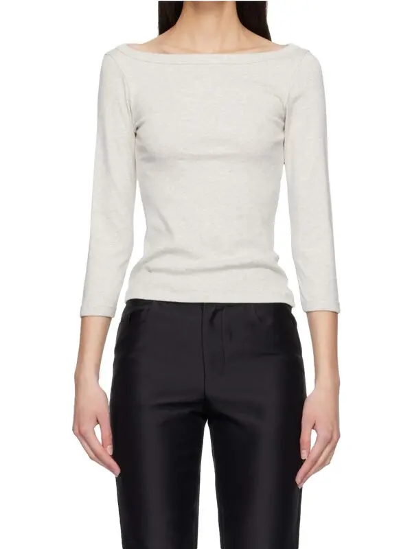 FLORE FLORE Steffi T-shirt - Light Gray