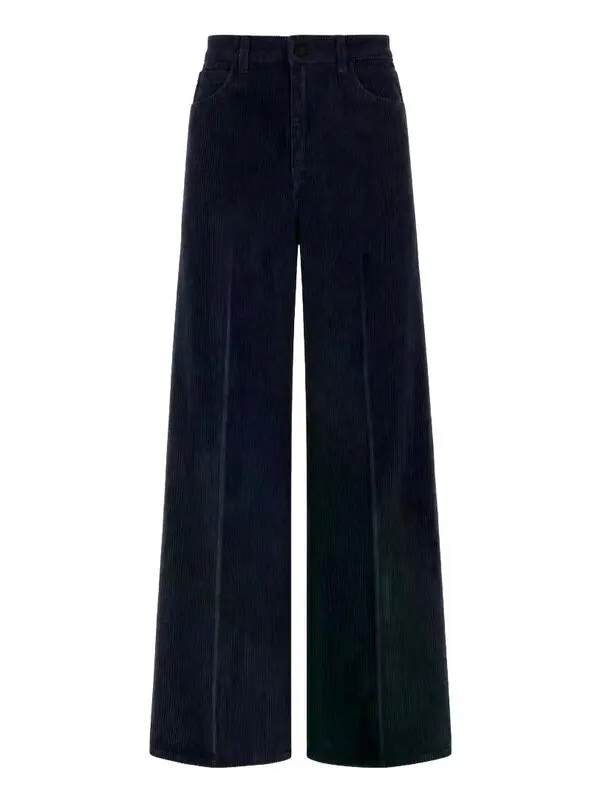 CRUNA Taylor Corduroy-texture Trousers - Blue
