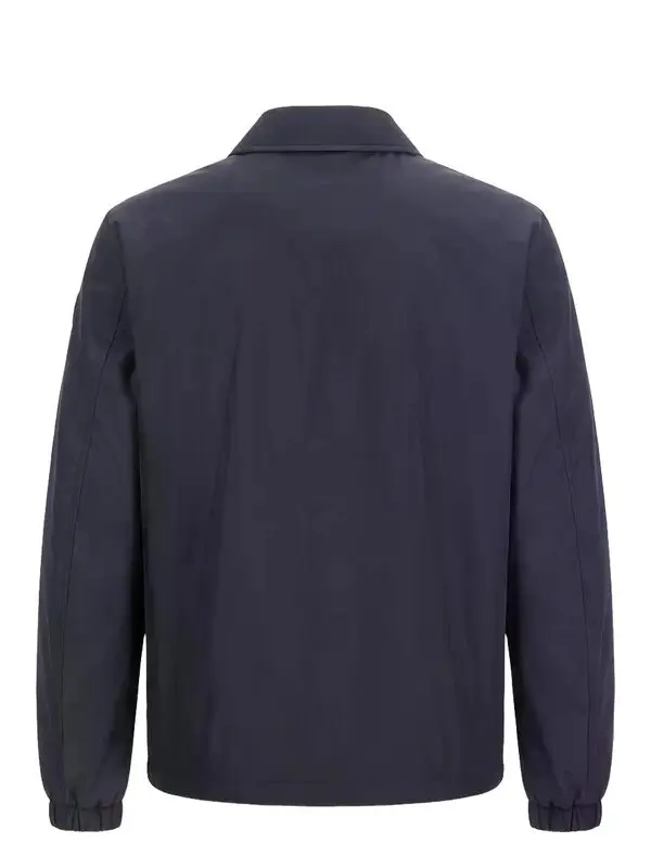 Moncler Logo-patch Button-up Jacket - Blue