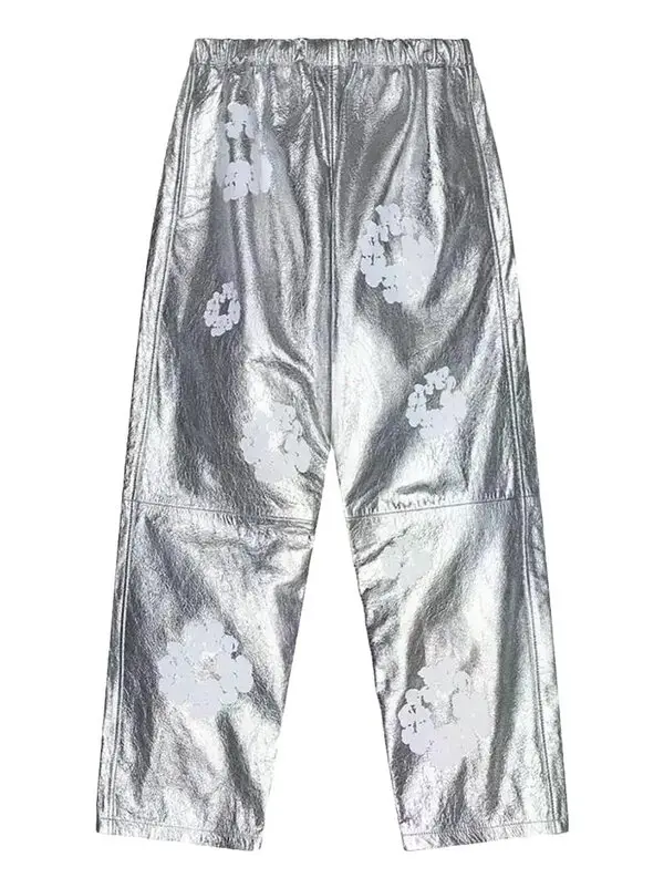 DENIM TEARS Wreath Track Pants - Silver