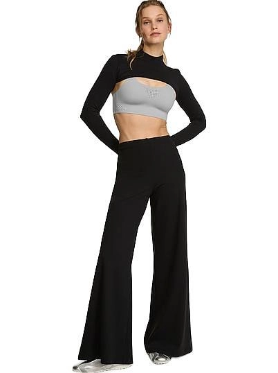 Victoria's Secret Vsx Elevate™ Ultra Wide-leg Pant - Black