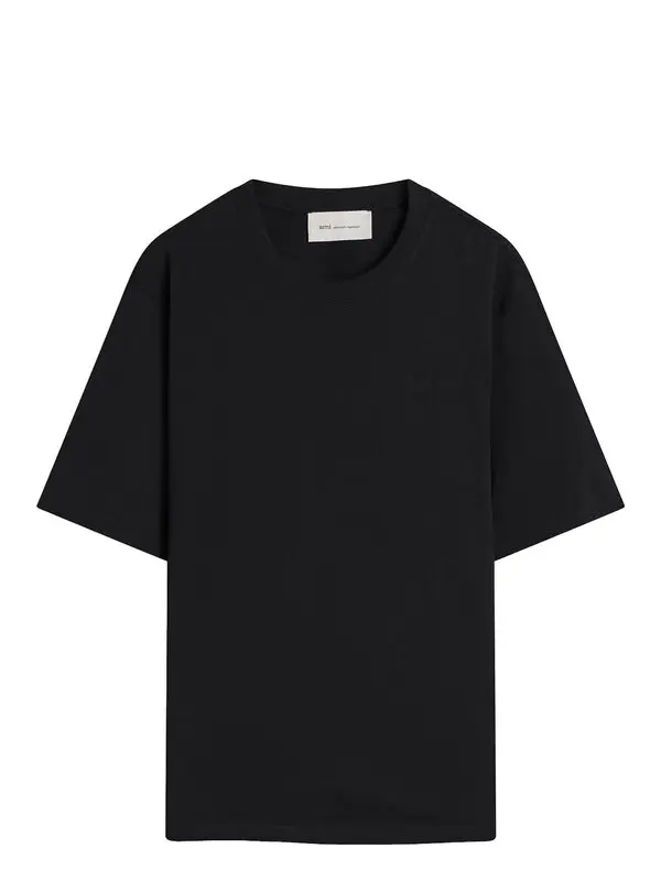 AMI Paris Tonal Big Adc T-shirt - Black