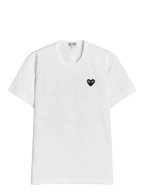 Play Comme Des Garcon Black Heart T-shirt - White