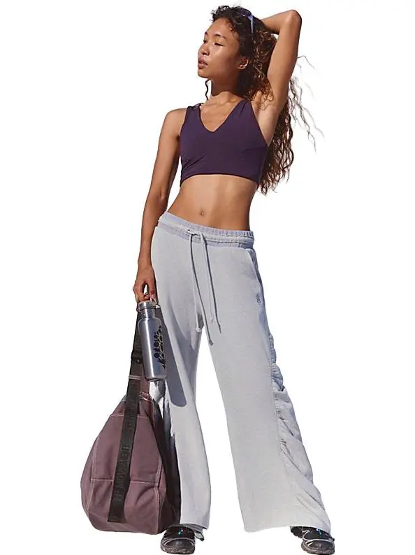 Free People Set In Motion Pants - Heather Grey