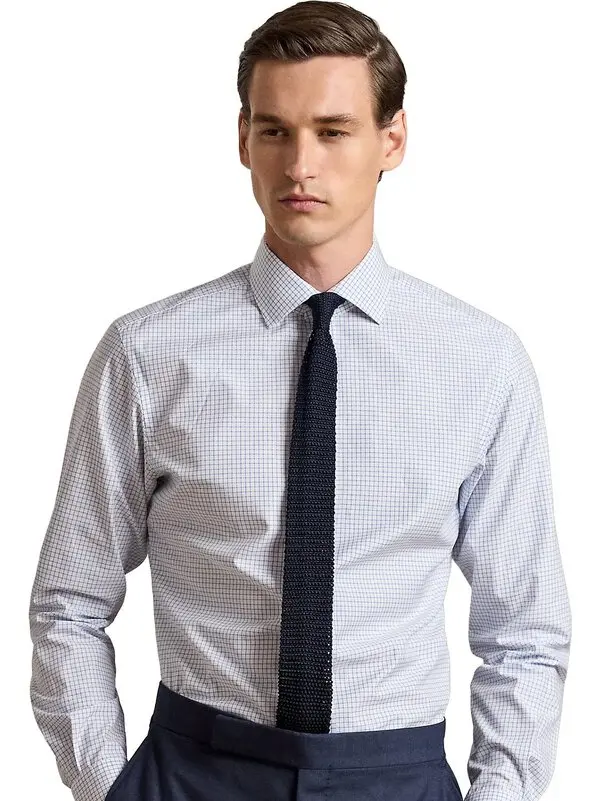 Ralph Lauren Tattersall Twill Shirt - Medium Blue Multi