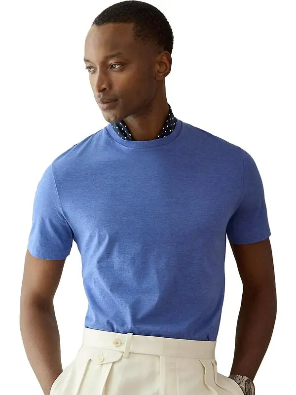 Ralph Lauren Lisle Crewneck T-shirt - Periwinkle Melange