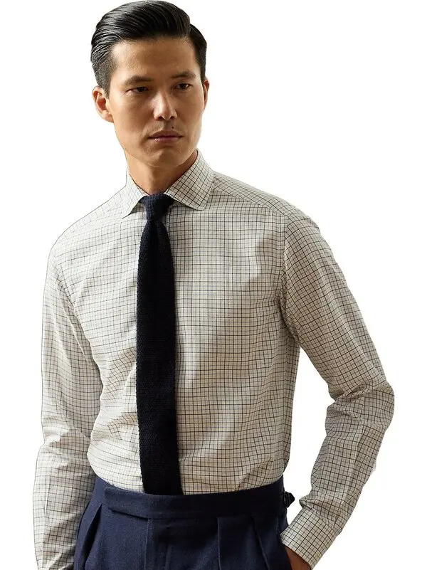 Ralph Lauren Tattersall Twill Shirt - Navy/blue