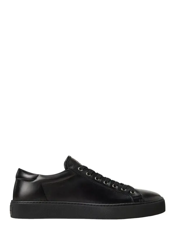 Ralph Lauren Severn Calfskin Sneaker - Black