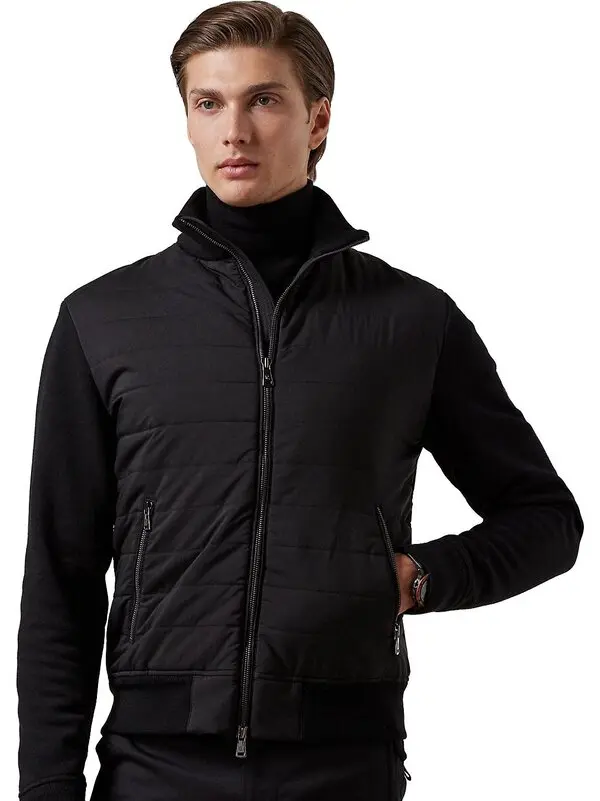 Ralph Lauren Hybrid Mockneck Jacket - Classic Black