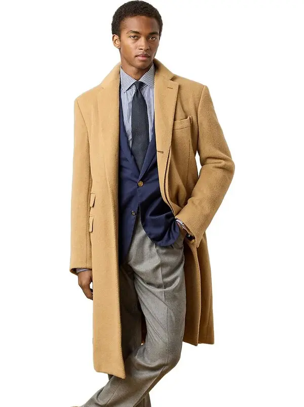 Ralph Lauren Kent Handmade -hair Topcoat - Camel