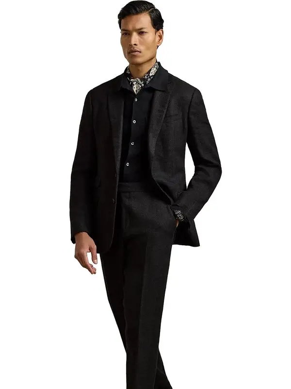 Ralph Lauren Gregory Hand-tailored Suit Trouser - Black