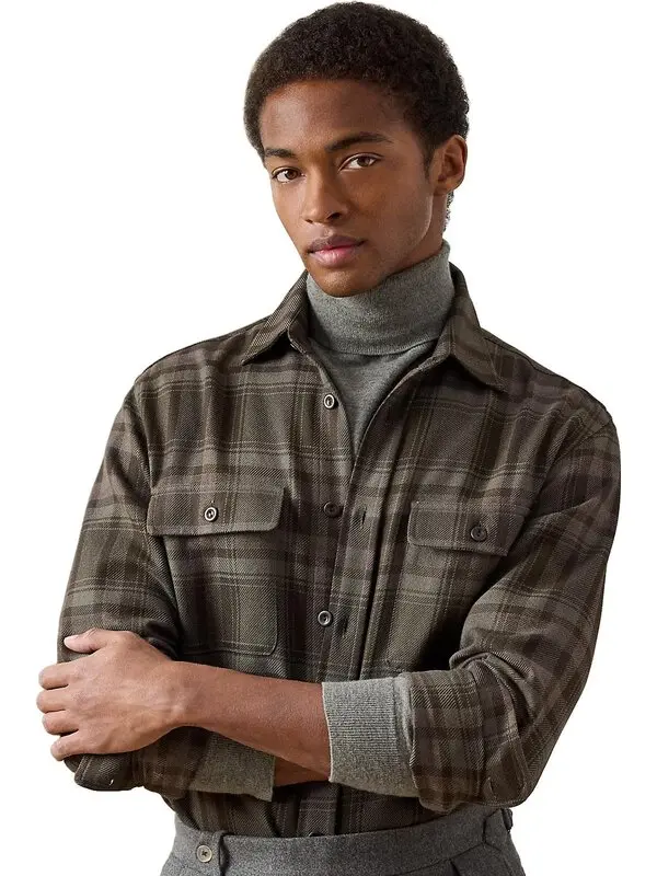 Ralph Lauren Plaid Twill Shirt - Loden/moss