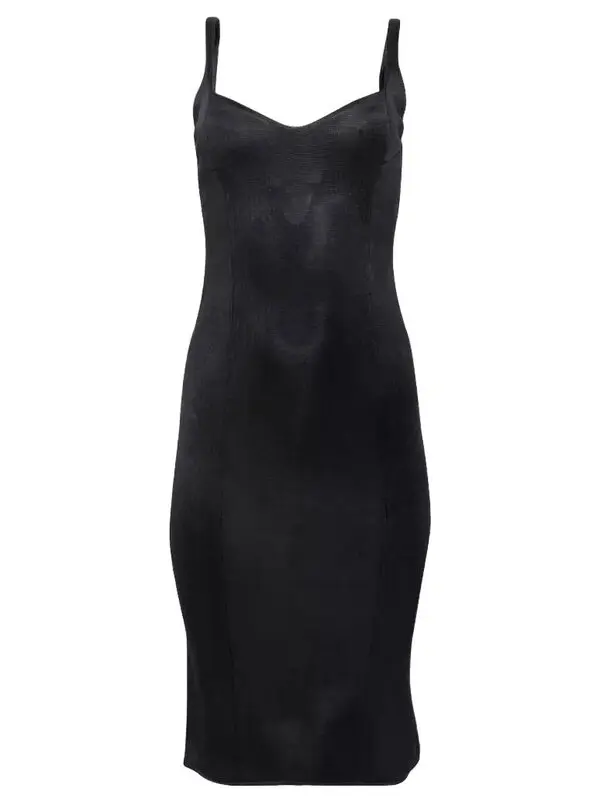 Balmain Compact-jersey Bodycon Dress - Black