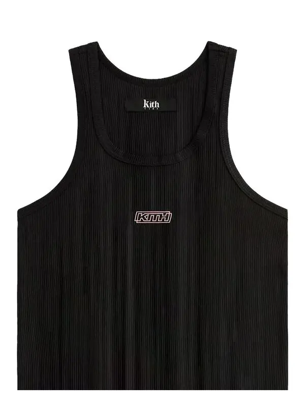 Kith Active Peyton Rib-knit Tank Top - Black