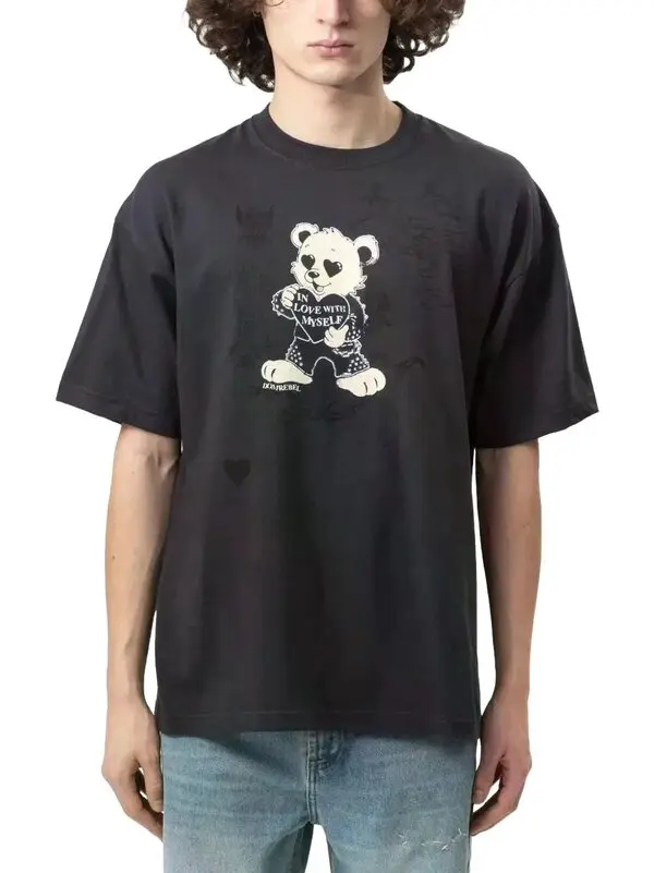 DOMREBEL Moi Graphic-print T-shirt - Black