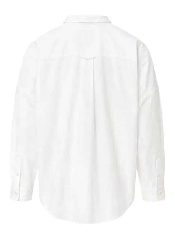 DOUBLET Air Yarn Logo-patch Shirt - White
