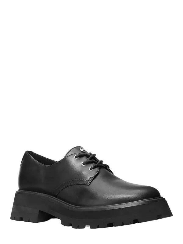 Michael Kors Loden Leather Oxford In Size By - Black