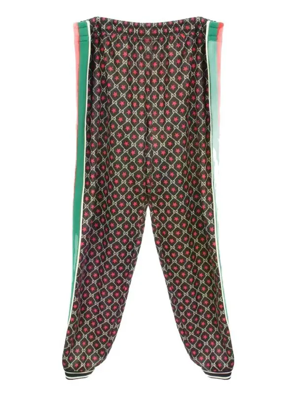 Gucci 2010s Gg Star Track Pants - Black