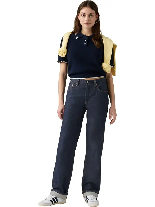 LEVI'S 501 '90s Selvedge Ankle Jeans - Lined Up Selvedge