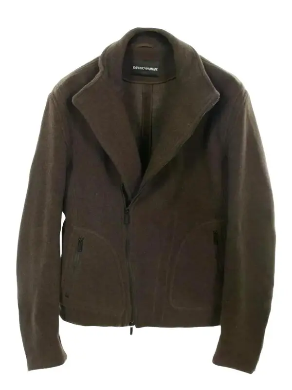 Emporio Armani 2000s Zip-up Bomber Jacket - Green