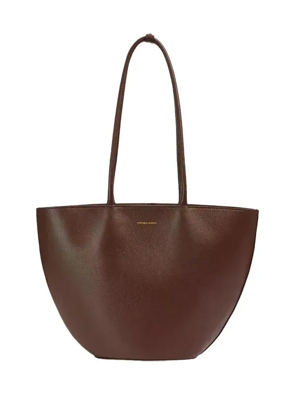 Liviana Conti Amelie Grained-leather Tote Bag - Brown