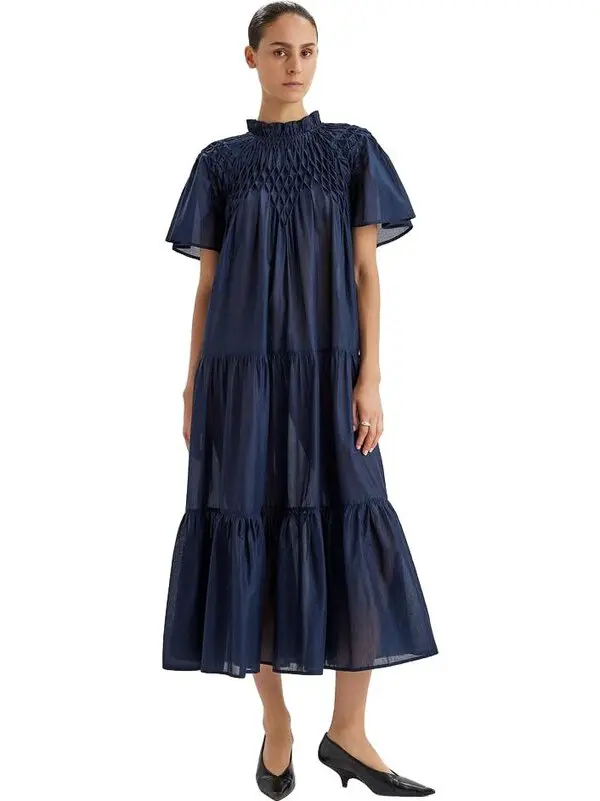 Merlette Bejart Dress - Navy
