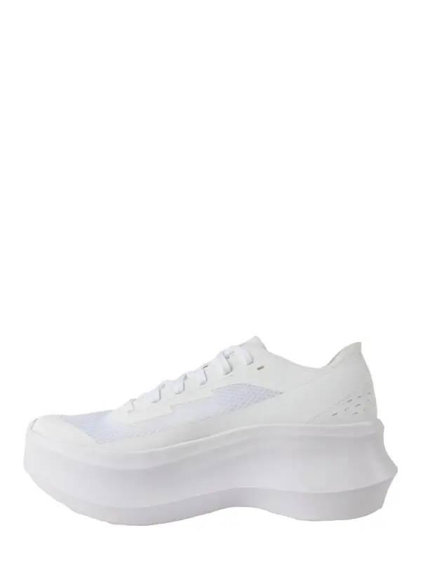 Comme Des Garçons Round Toe Sneakers - White