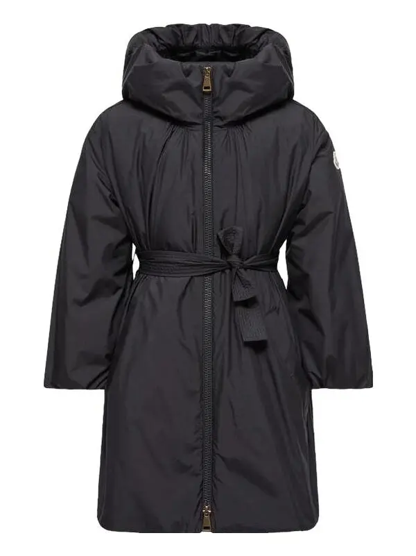 Moncler Seble Hooded Down Jacket - Dark Blue