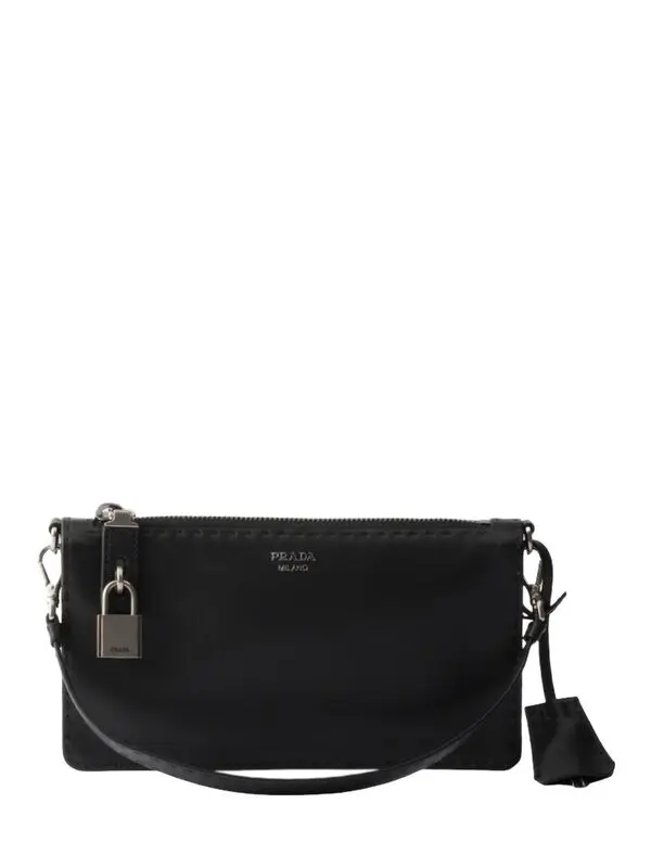 Prada Nappa Leather Pouch - Black