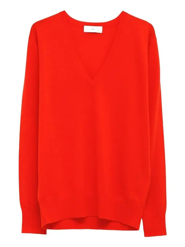 Dries Van Noten V-neck Sweater - Light Red