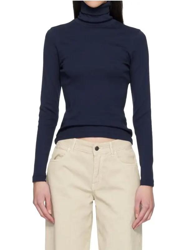 FLORE FLORE Dinah Turtleneck - Navy Blue