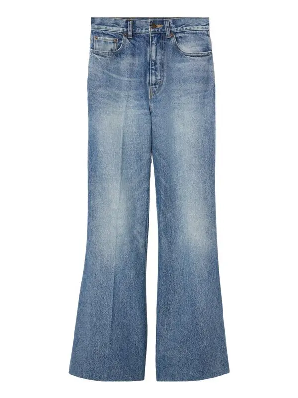 Celine Flare Jeans 006 In Cotton Denim - No