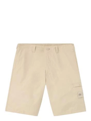 Stone Island Windproof And Breathable Loose-wide-leg-fit Bermuda Shorts - Light Brown