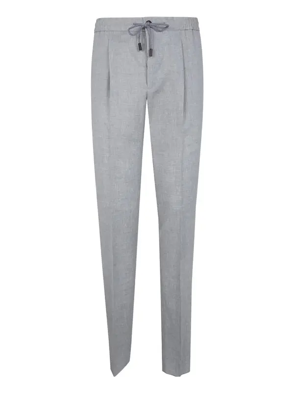 Incotex Drawstring Pleated Trousers - No
