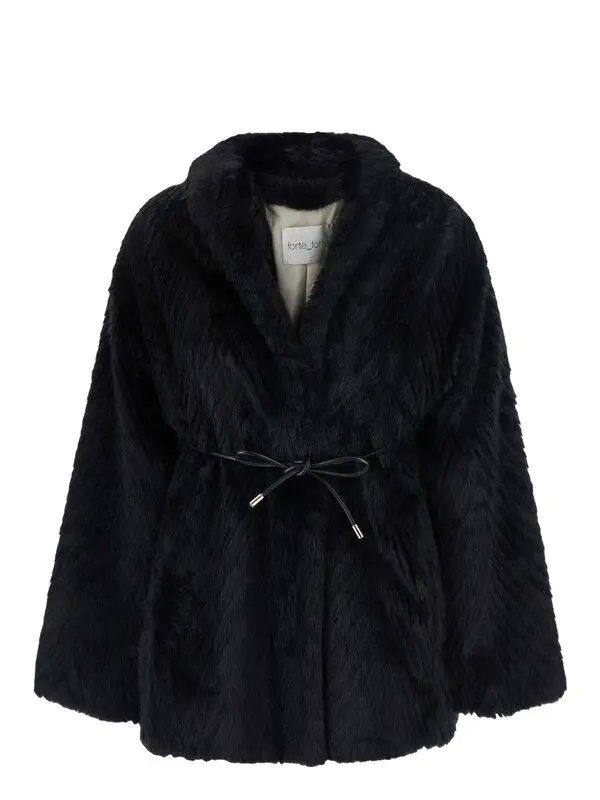 FORTE_FORTE Long-sleeve Casual Jacket - Black