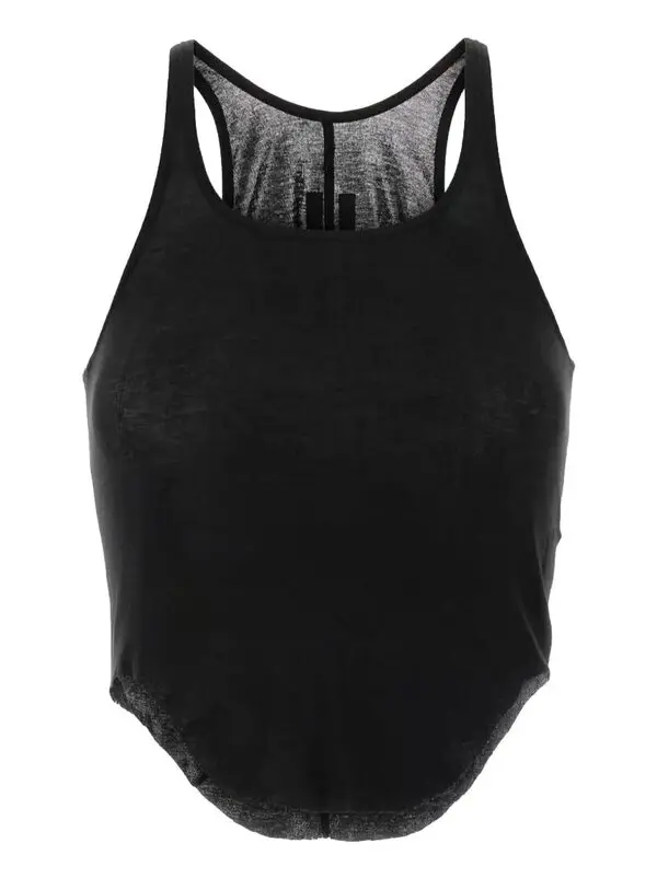 Rick Owens Racer-back Cropped Top - Black
