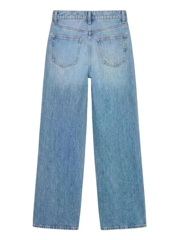 REFORMATION Cary Slouchy Wide-leg Jeans - Blue