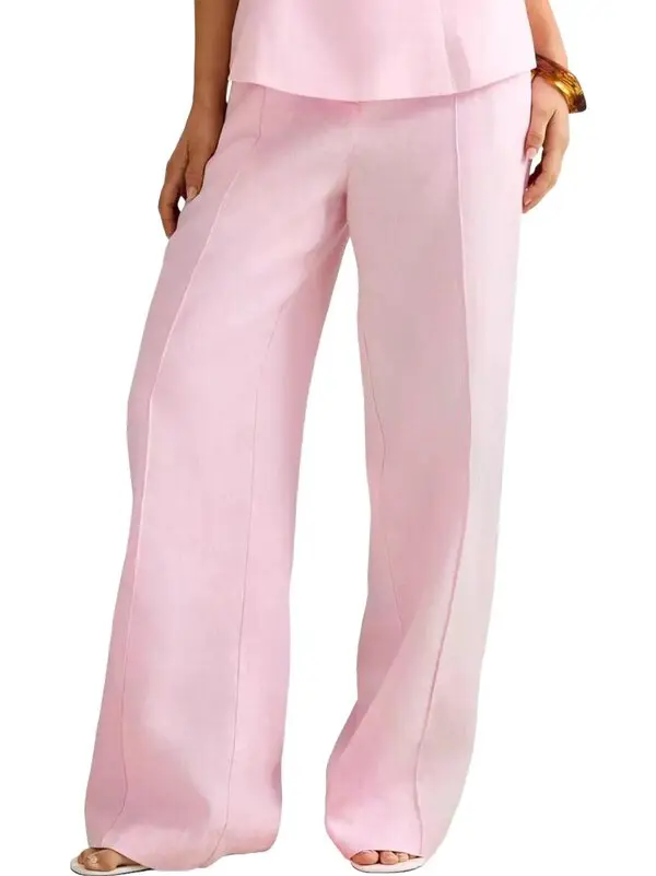 EVER NEW Posey Wide-leg Trousers - Pink