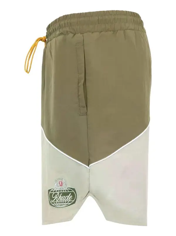 Rhude Desert Racing Track Shorts - Green