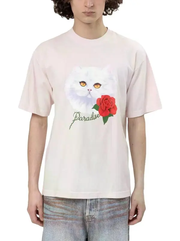 PARADISE NYC Purradise Graphic-print T-shirt - Pink