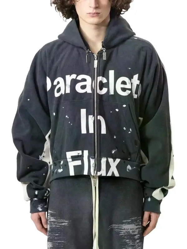 RRR123 Paraclete In Flux Zip-up Hoodie - Black