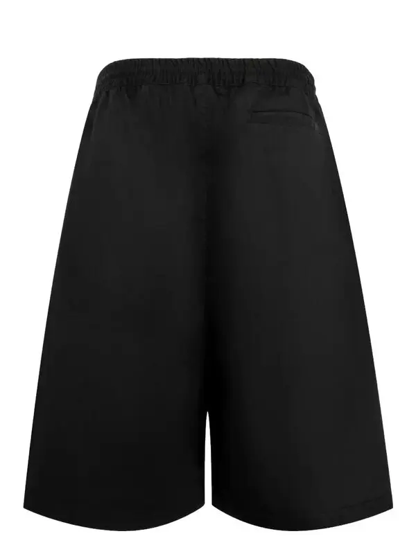 WILLY CHAVARRIA Orale Pleated Shorts - Black