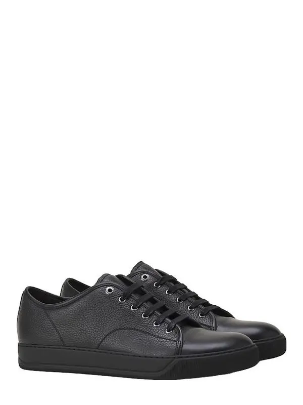 LANVIN Dbb1 Sneakers In Nappa And Grained Leather - Black