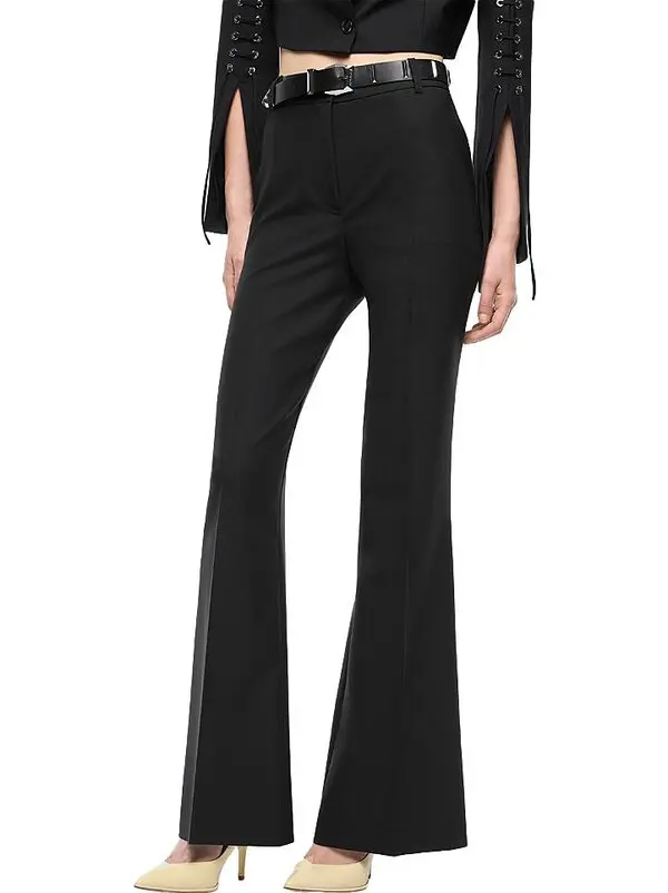 Pinko Petalo Flared Pants - Black