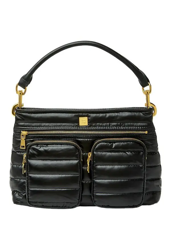 THINK ROYLN Downtown Diva Quilted Shoulder Bag - Black