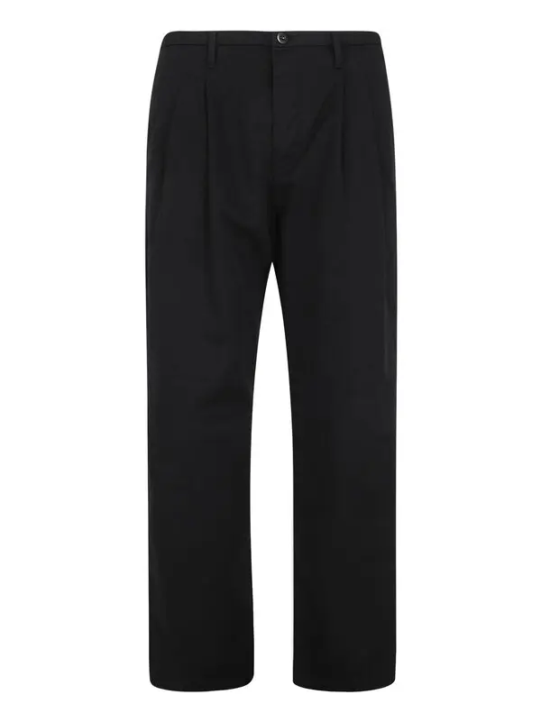 C.P. COMPANY Loose Fit Pants For Effortless Style - Black