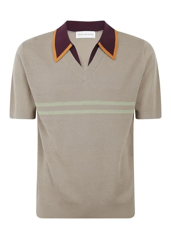 Dries Van Noten Stylish Mini Polo - Cam