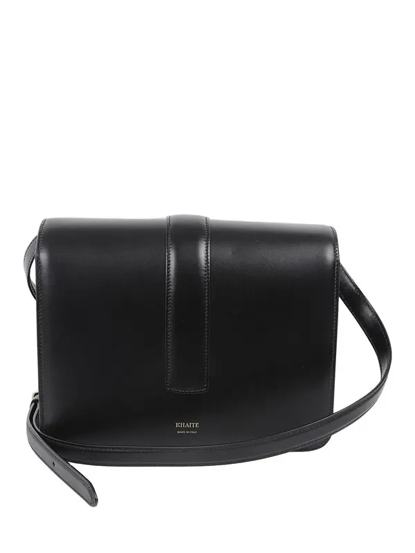 Khaite Mini Calfskin Shoulder Bag - Black