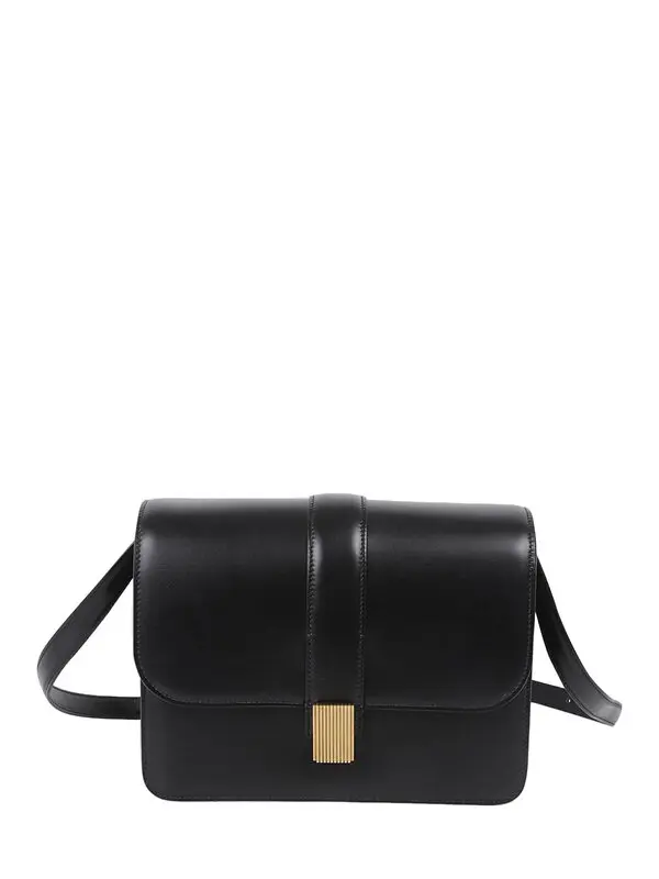 Khaite Mini Calfskin Shoulder Bag - Black